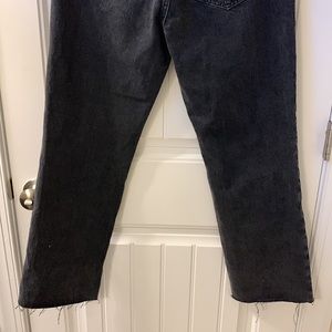 Zara | Jeans | Zara High Rise Straight Leg Black Jeans | Poshmark